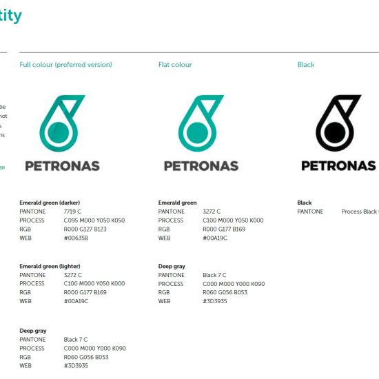 Vectorise Logo | PETRONAS New Logo (with Color Guide) | Vectorise Logo