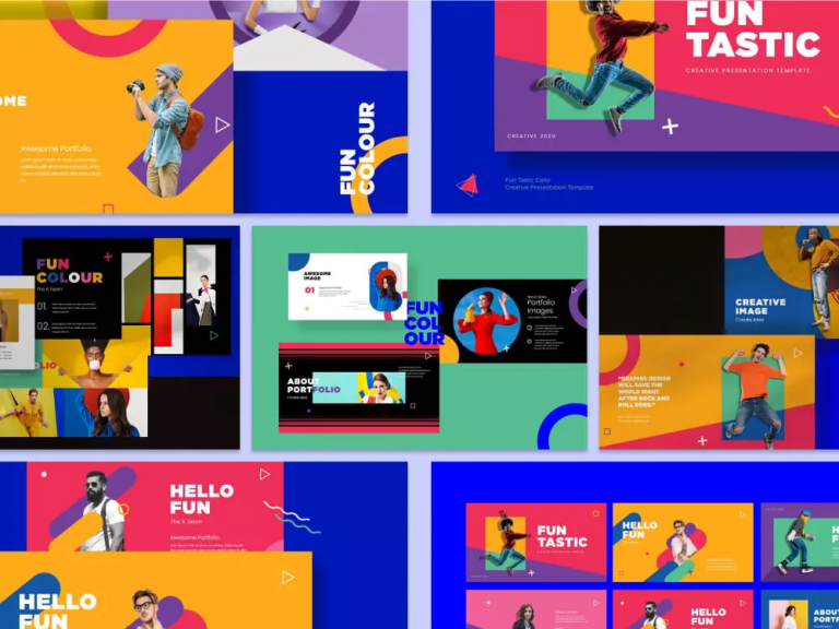 6 Best Сolorful PowerPoint Templates to Boost your Design - Vectorise